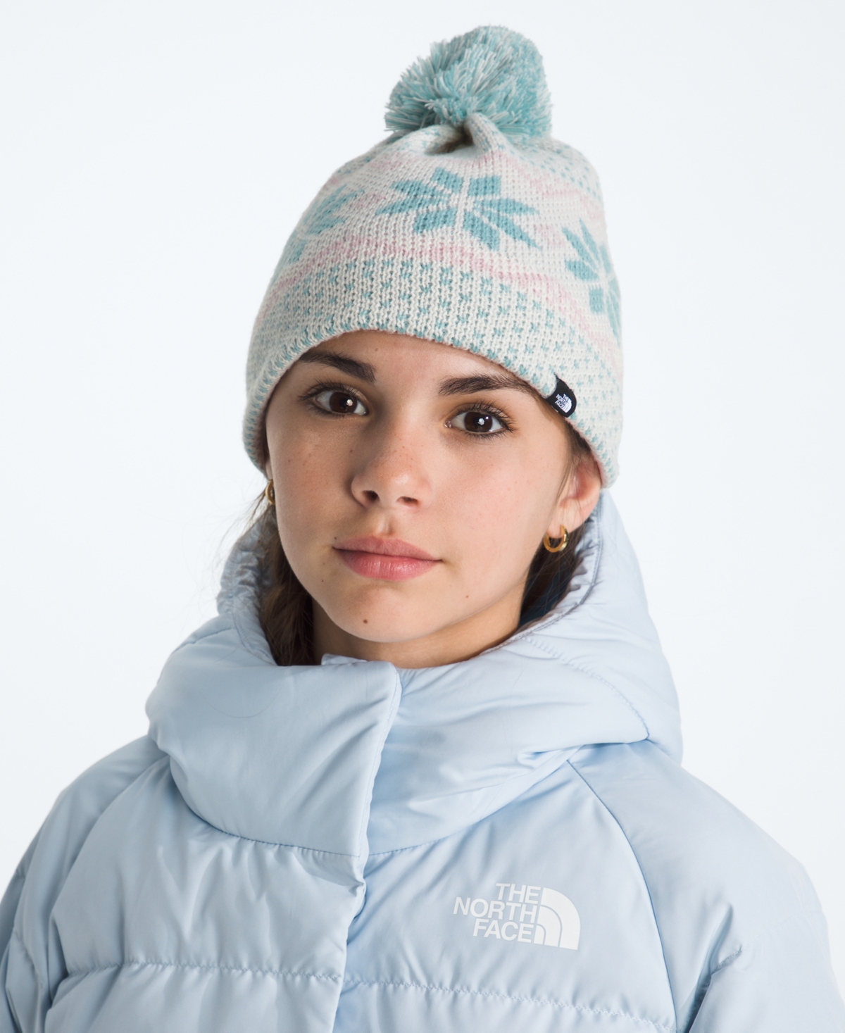 Click here for The North Face Girls 6-14 Jacquard Pattern Cabin S... prices