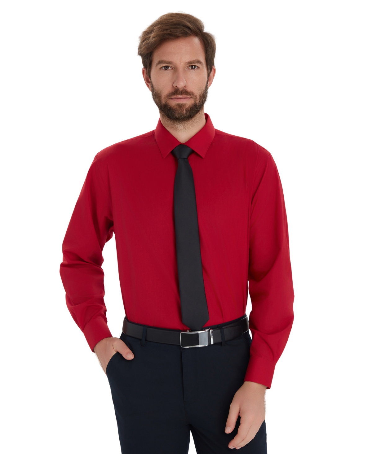 Click here for Alfani Mens Promo Solid Regular-Fit Spread Collar... prices