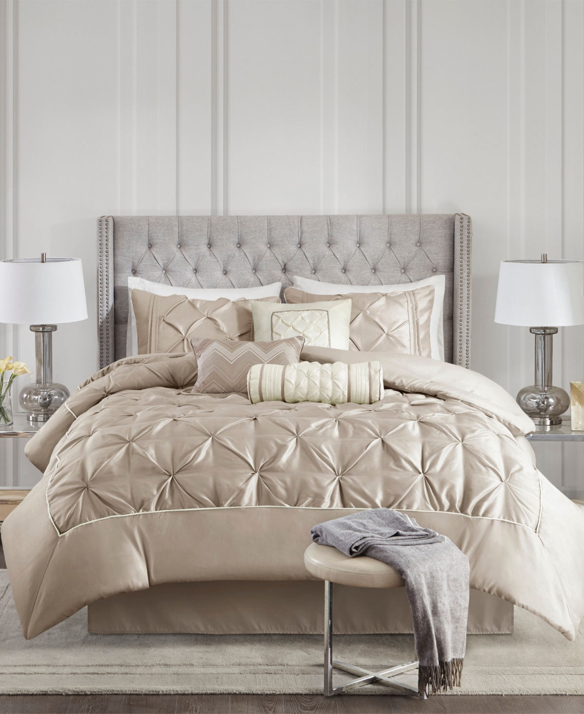 Click here for Madison Park Wilma 7-Pc. Comforter Set  King - Tau... prices