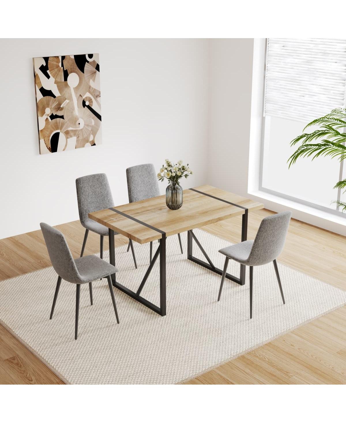 Click here for Maison Boucle 5-Piece Modern Dining Table Set  55&... prices