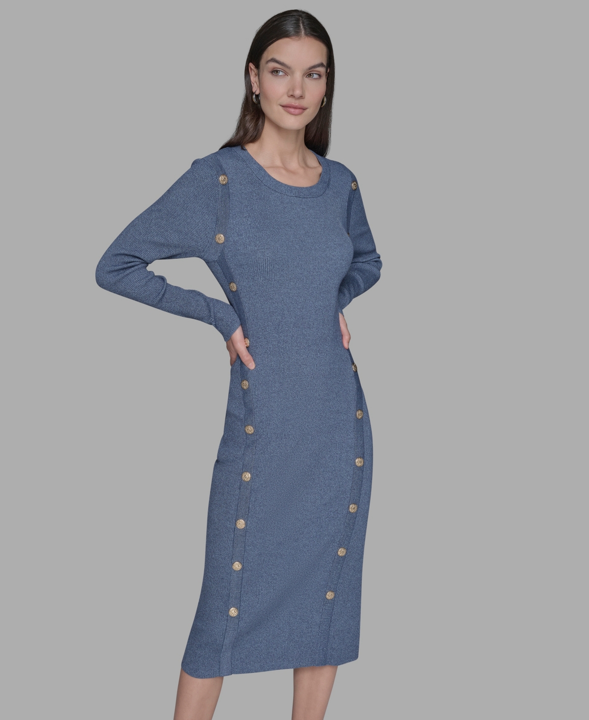 Click here for Karl Lagerfeld Paris Womens Long Sleeves Bodycon D... prices