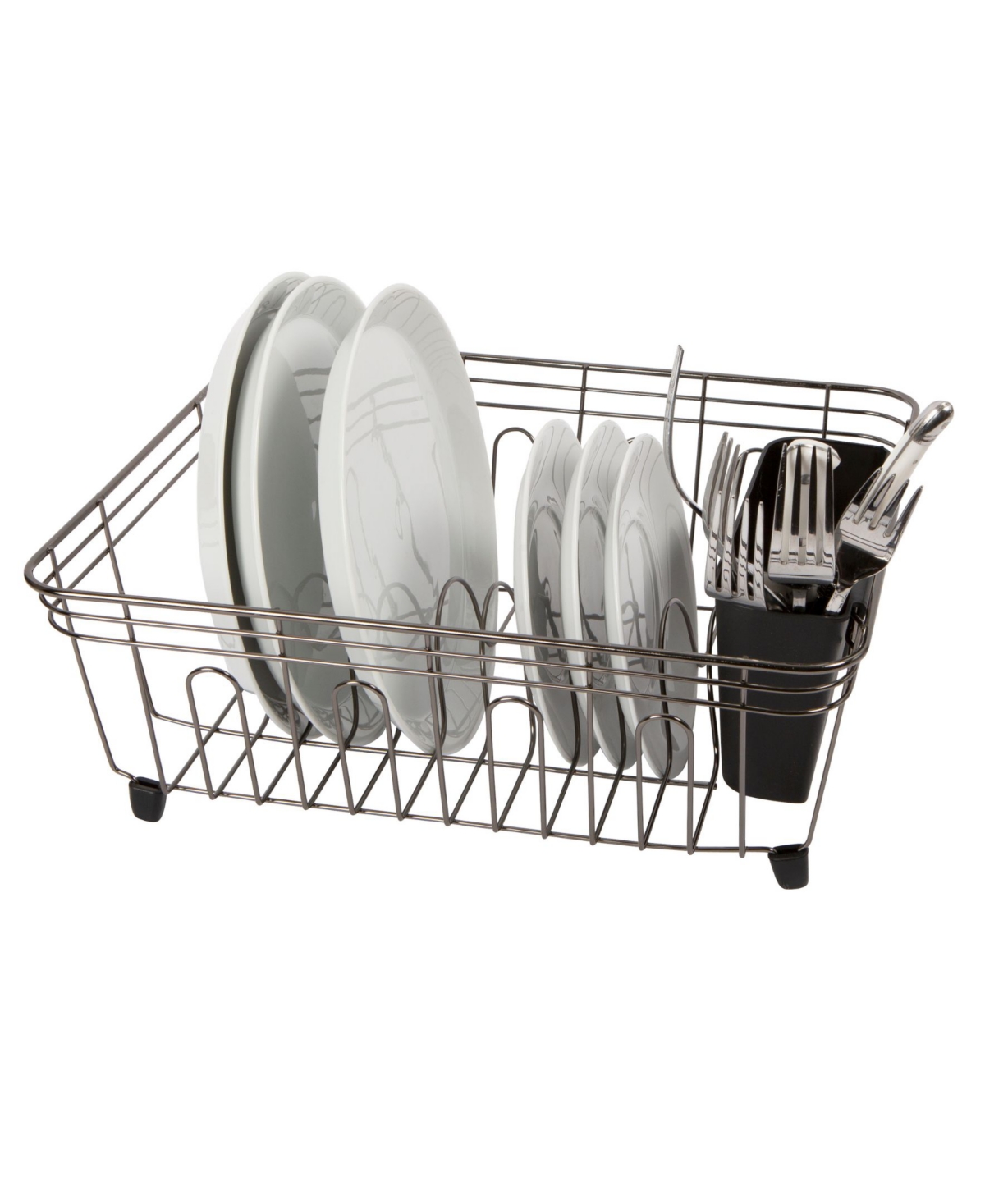 Click here for Oggi Compact 14 Dish Drying and Drainer Rack - Bla... prices