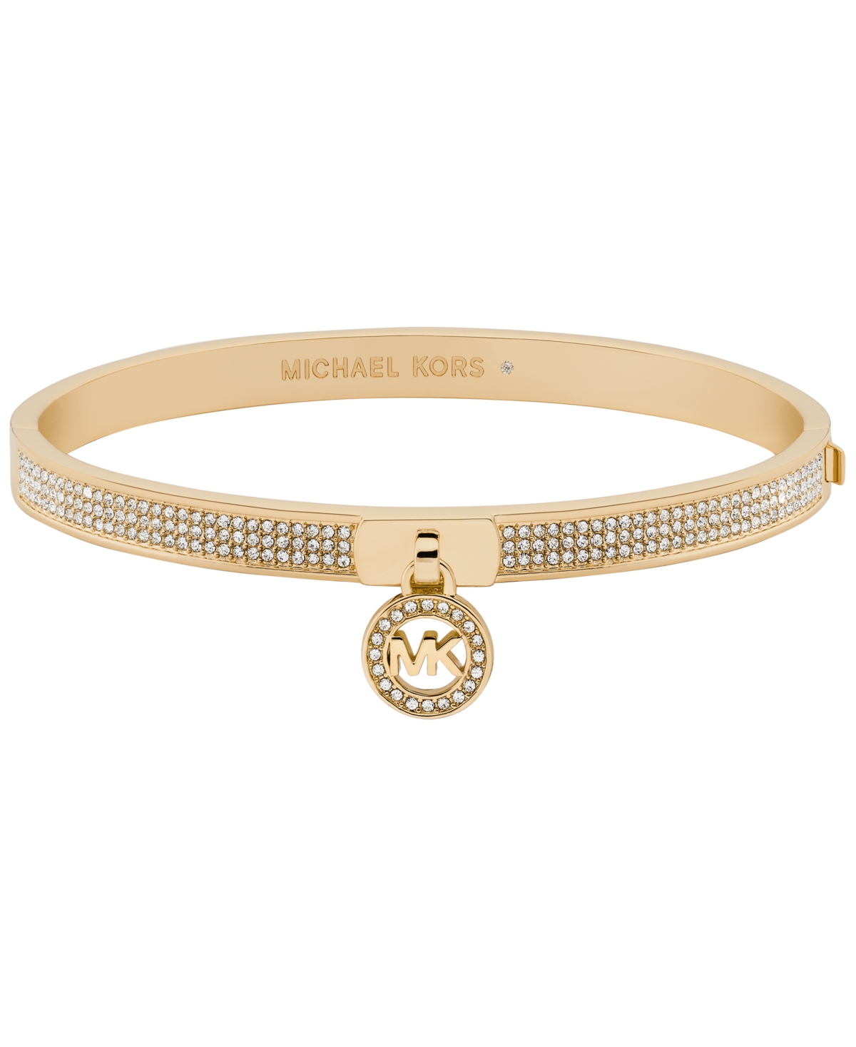 Click here for Michael Kors Pave Logo Bangle Bracelet - Gold prices