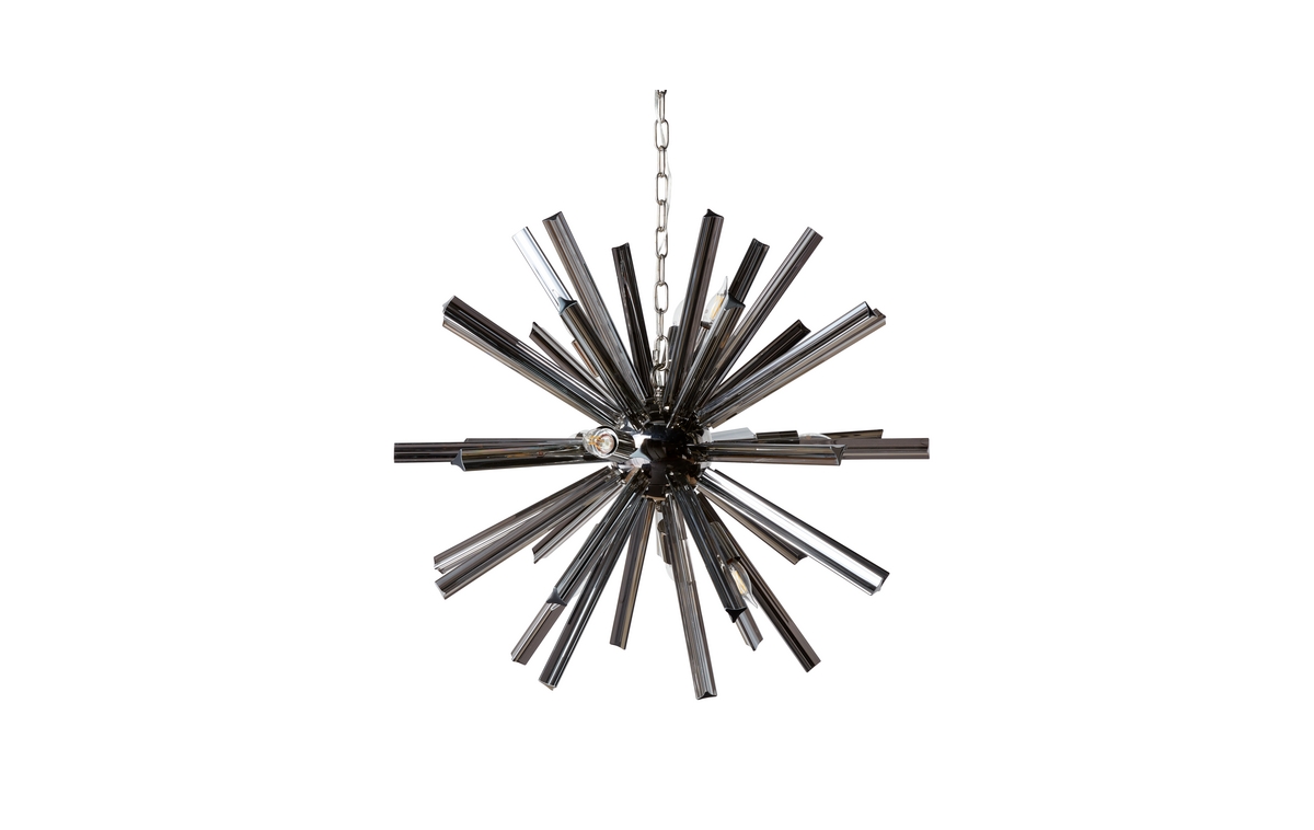 Click here for Z Gallerie Axis Chandelier - Charcoal prices
