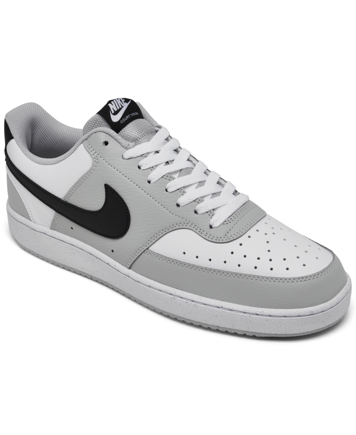Click here for Nike Mens Court Vision Low Casual Sneakers from Fi... prices