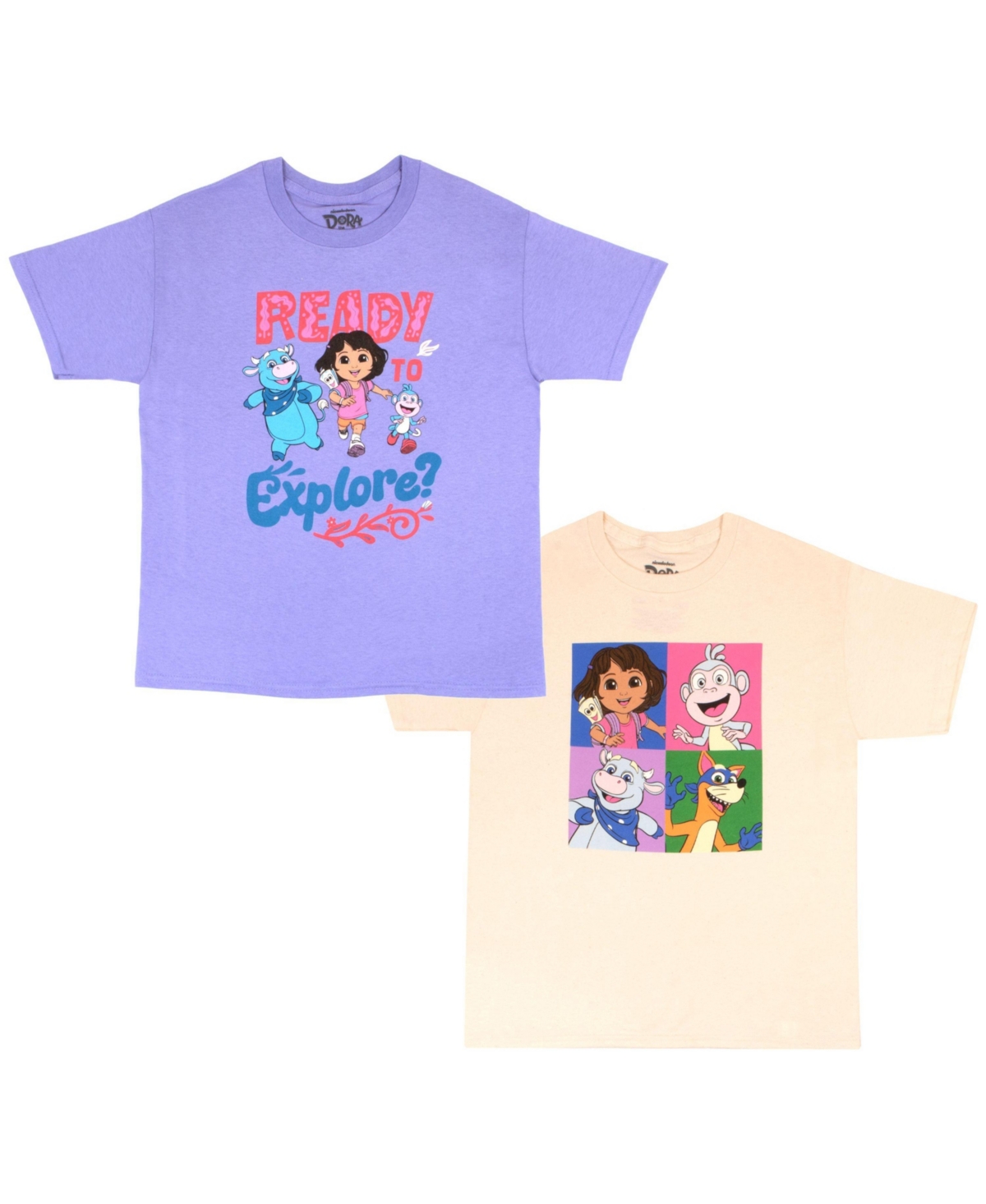 Click here for Dora The Explorer Girls 2 Piece Fashion T-Shirt Se... prices