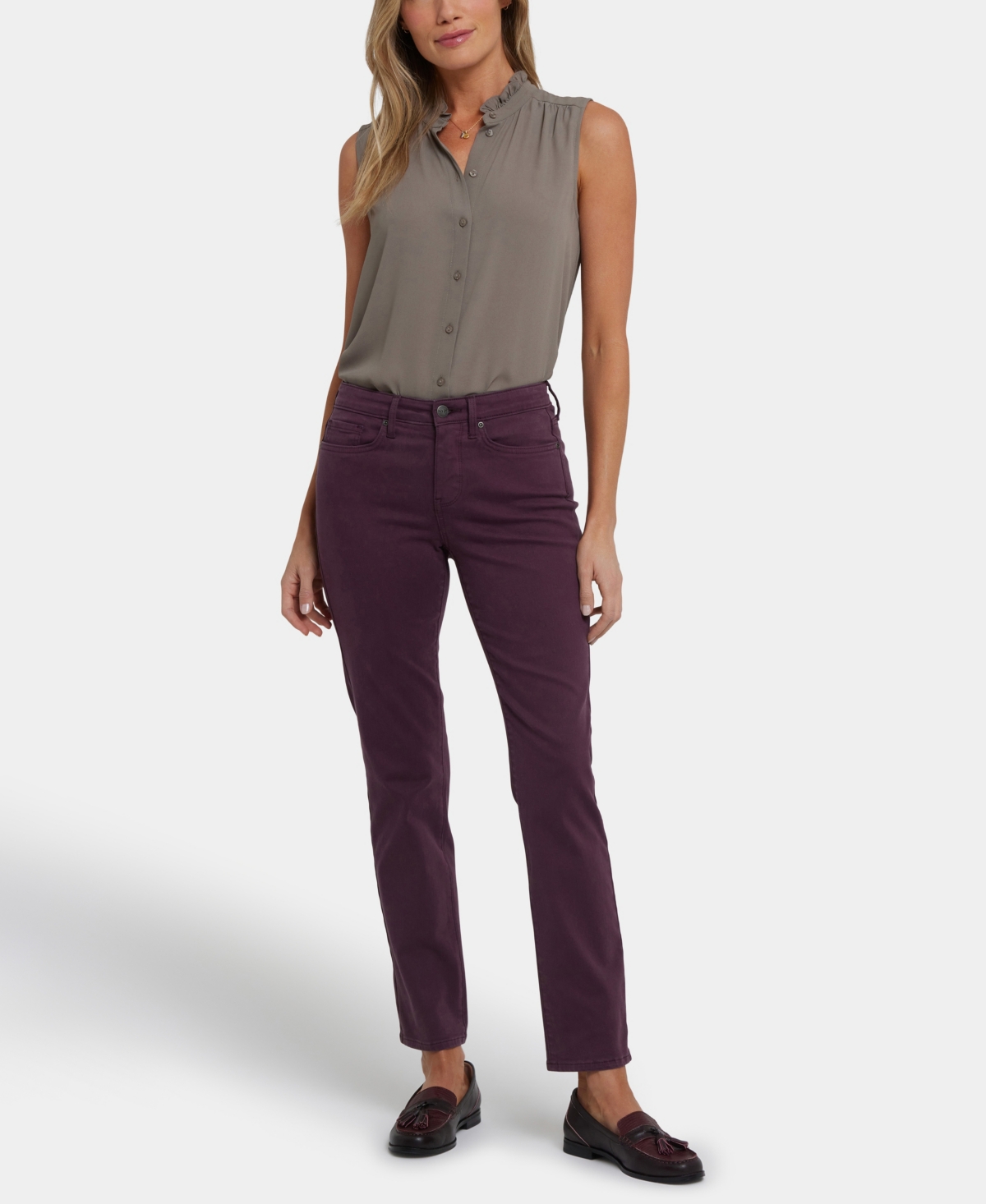 Click here for Nydj Womens High Rise Sheri Slim Jeans - Fig prices