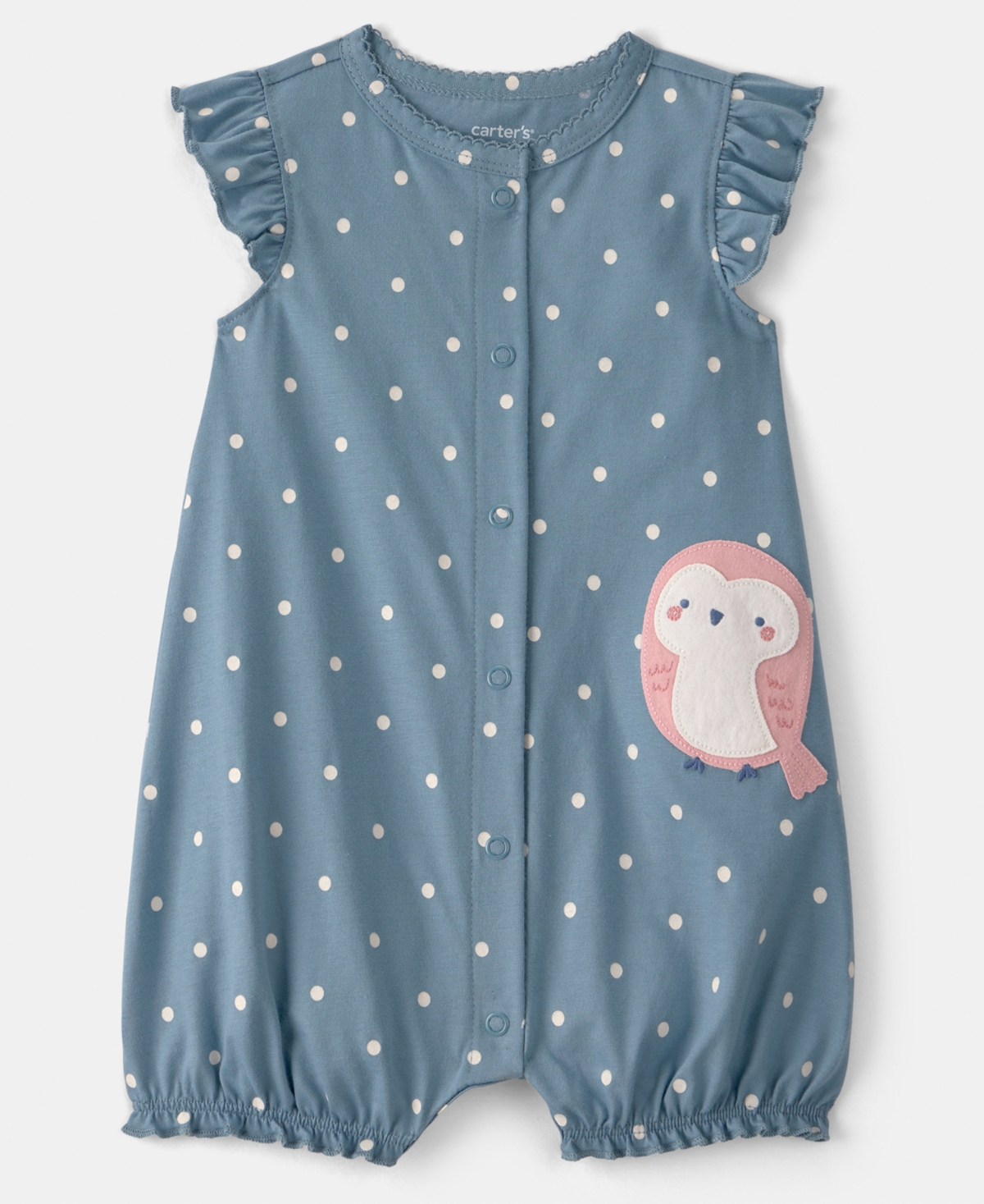 Click here for Carters Baby Girls All-Over Dots Printed and Owl G... prices