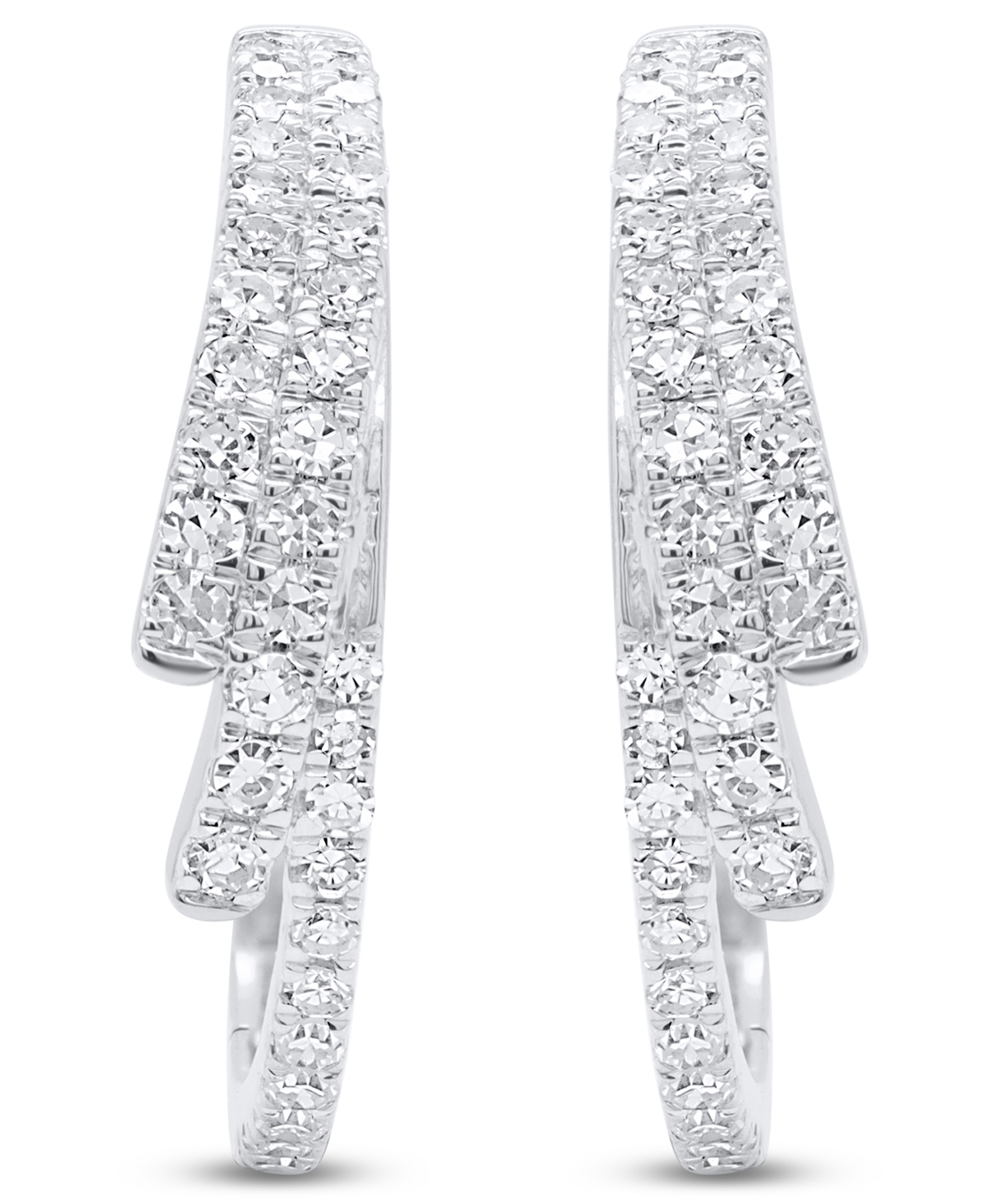 Click here for Forever Grown Diamonds Lab-Grown Diamond Hoop Earr... prices