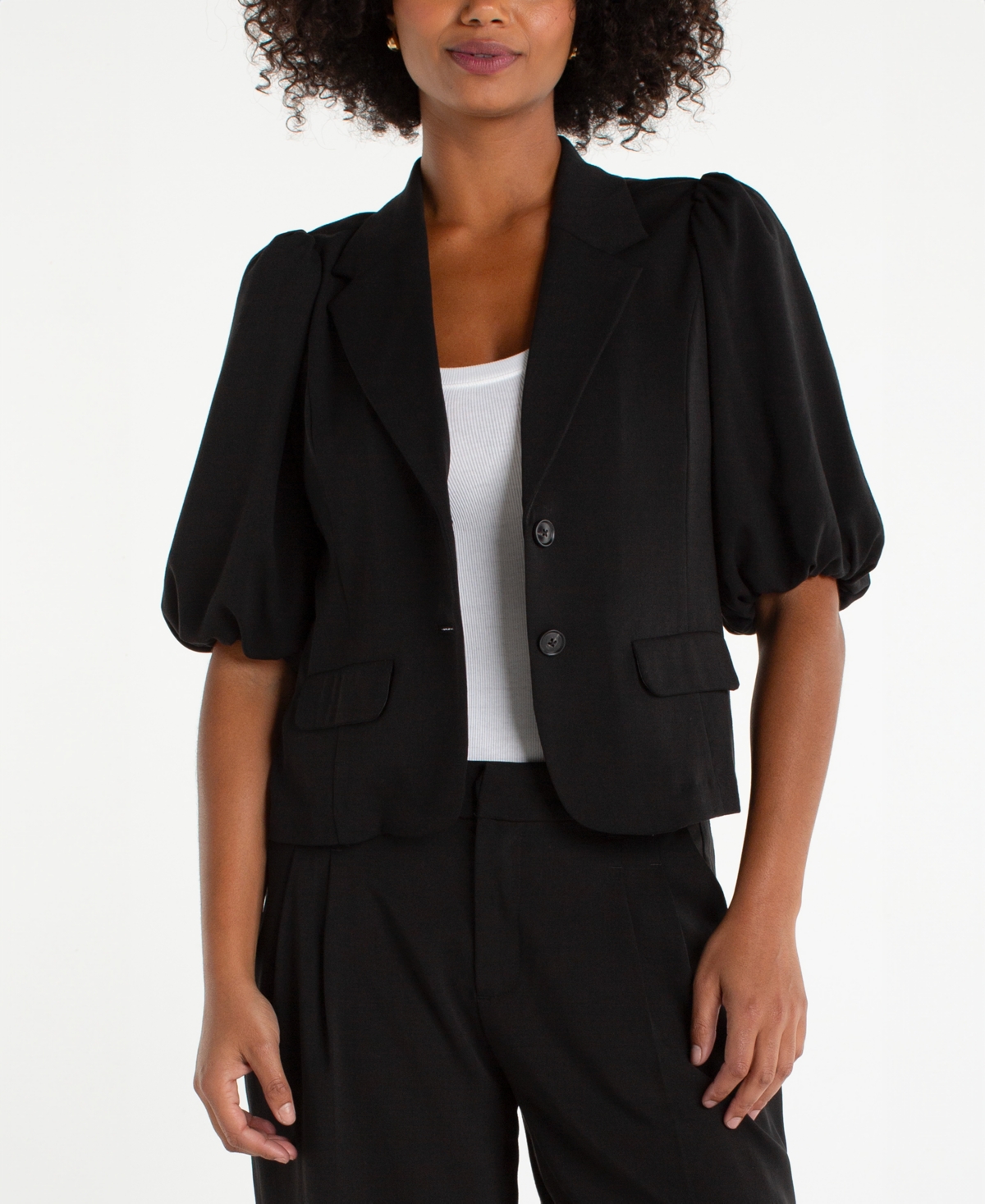 Click here for Liverpool Los Angeles Womens Notch Collar Balloon... prices