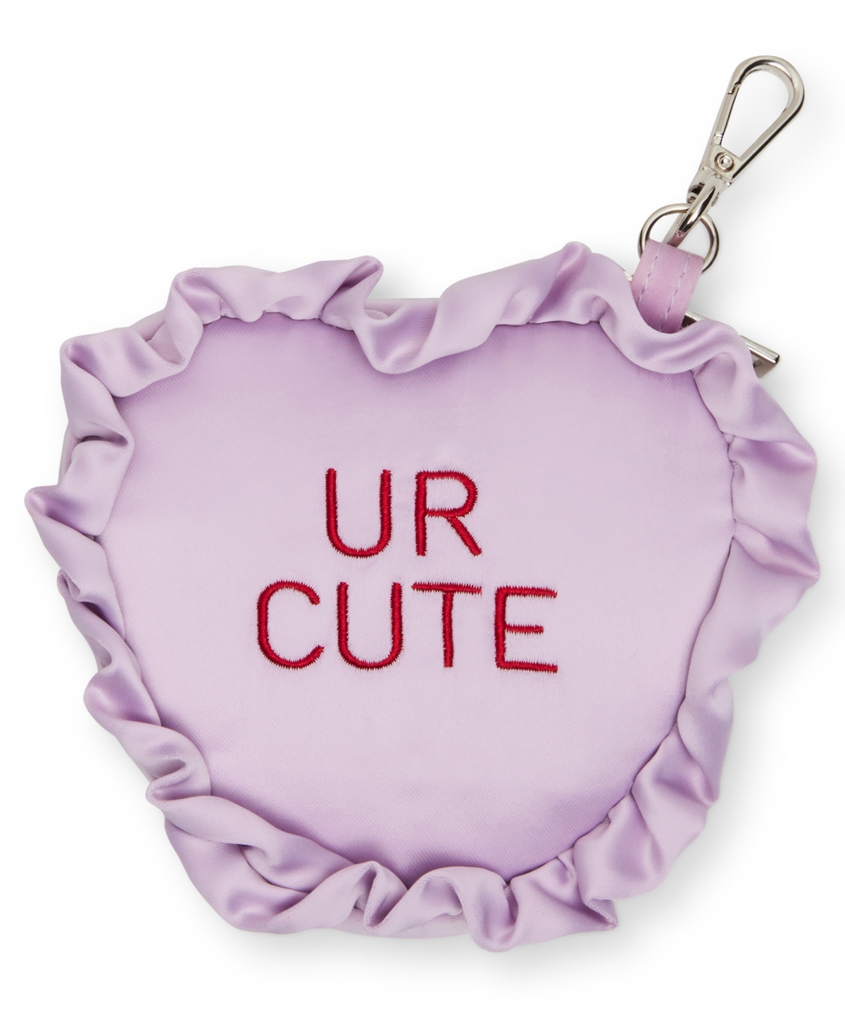 Click here for Madden Girl Rosalie Satin Conversation Heart Pouch... prices