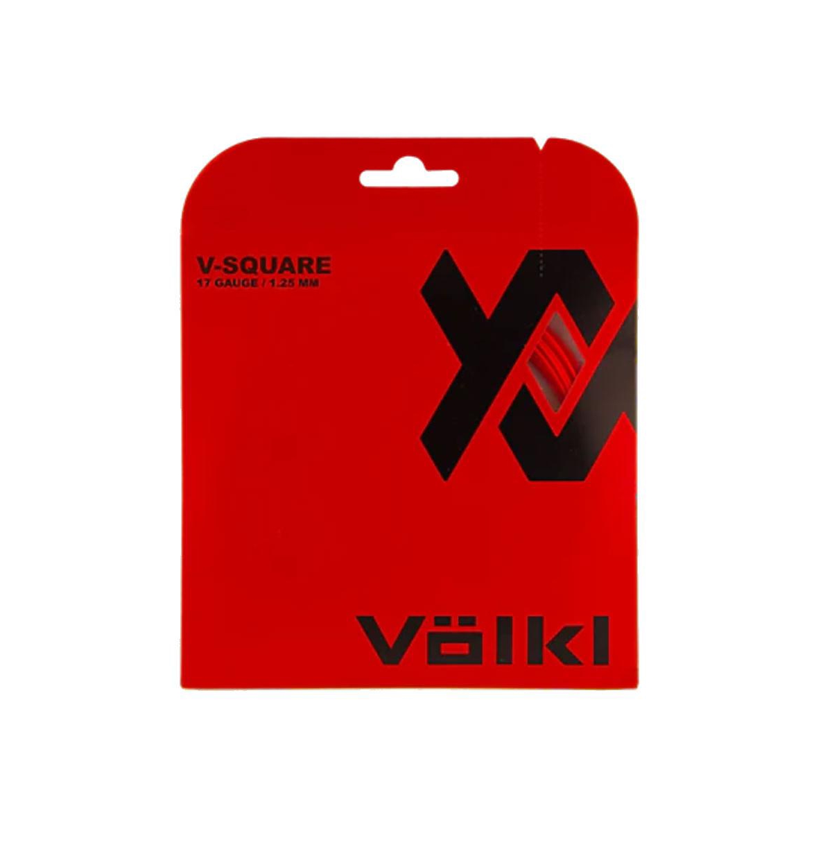 Click here for Volkl V-Square 17g Tennis String - Red prices