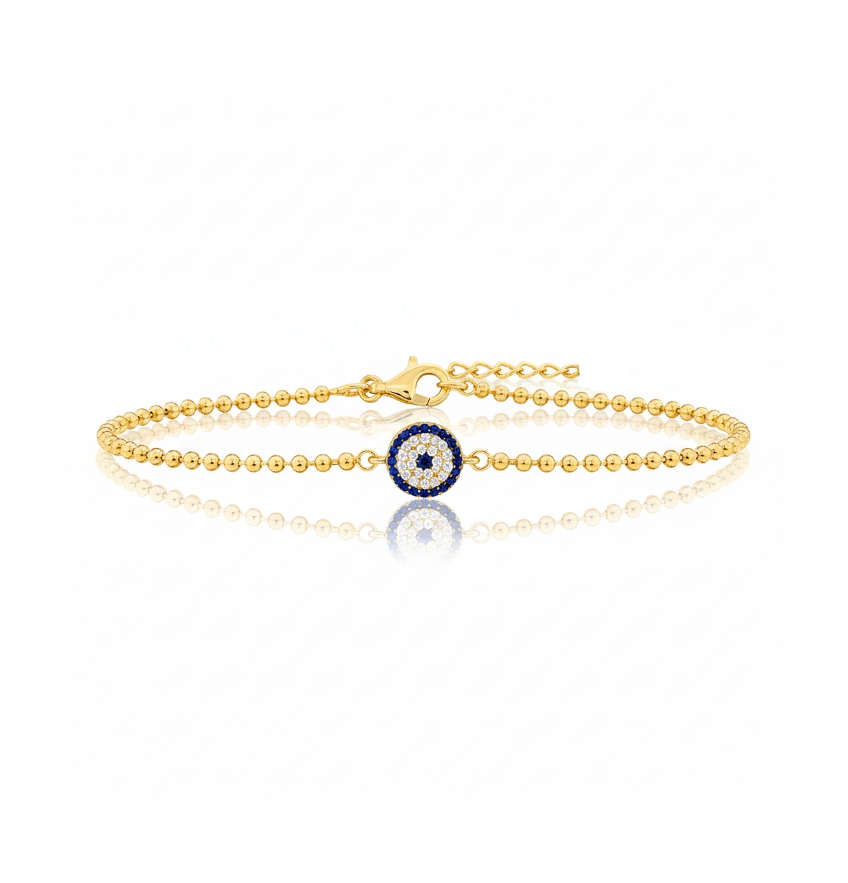 Click here for Etoielle Evil Eye Bracelet with Created Sapphires... prices