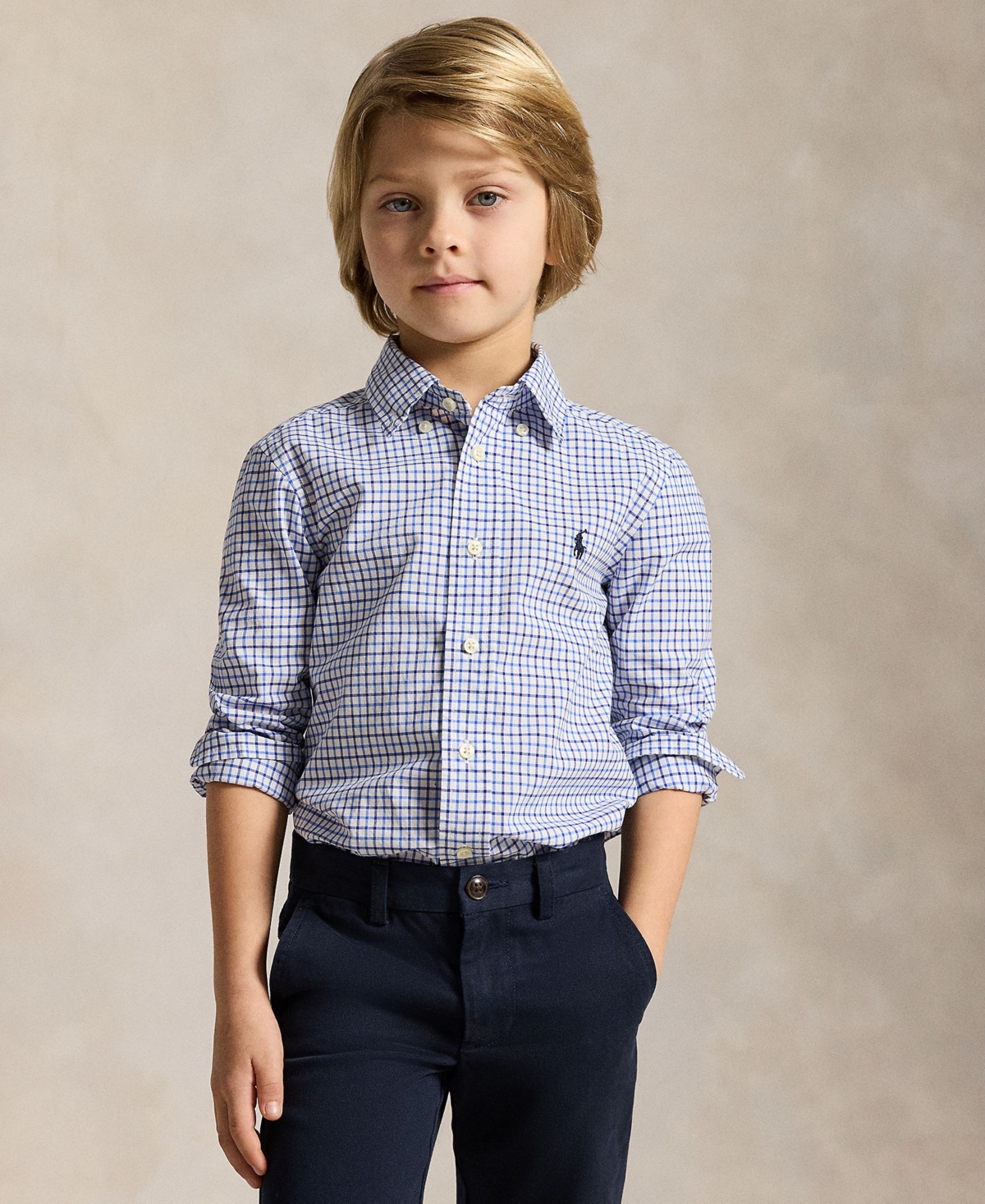 Click here for Polo Ralph Lauren Toddler and Little Boys Plaid Co... prices