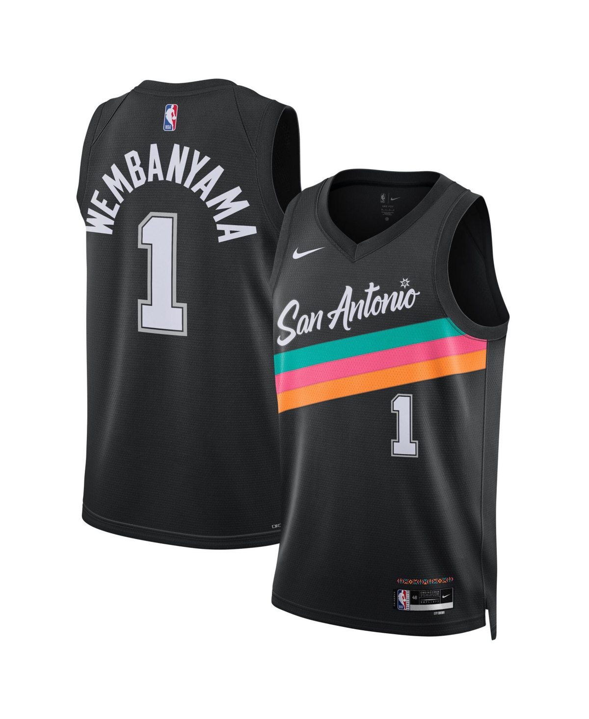 Click here for Nike Mens and Womens Victor Wembanyama Black San A... prices