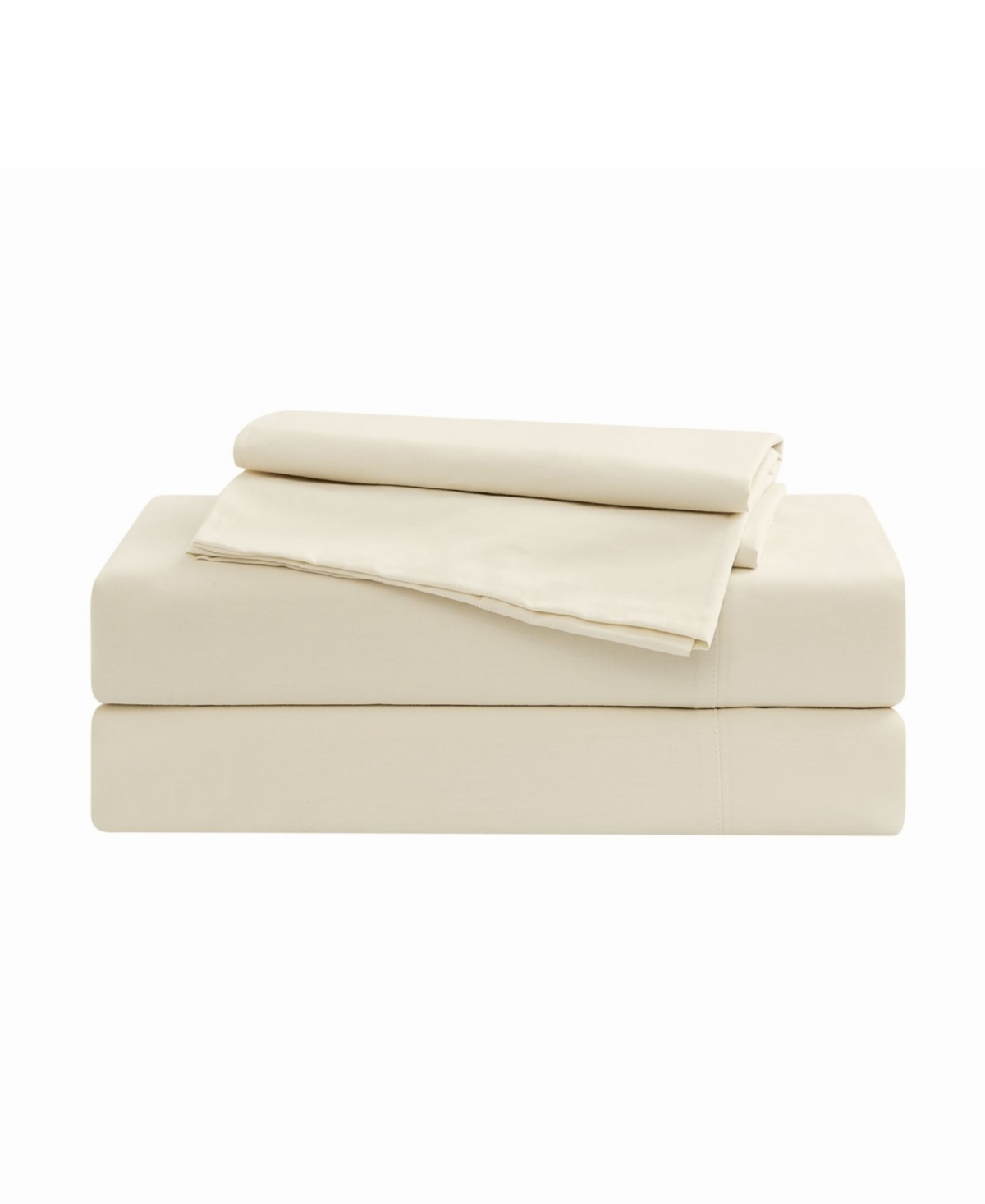 Click here for Brooklyn Loom Solid Cotton Percale 4-Pc. Sheet Set... prices