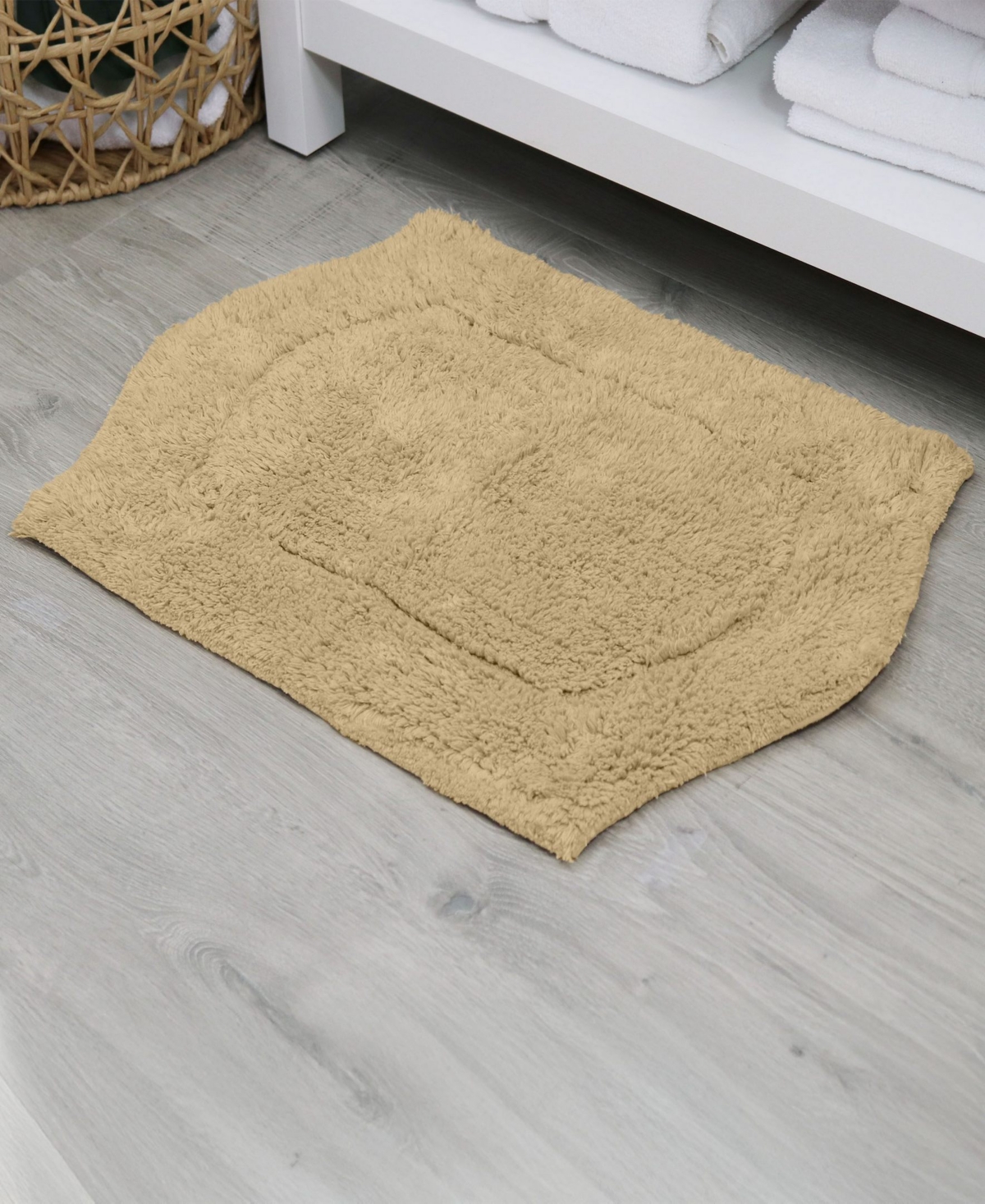 Home Weavers Waterford Bath Rug  21 x 34 - Linen