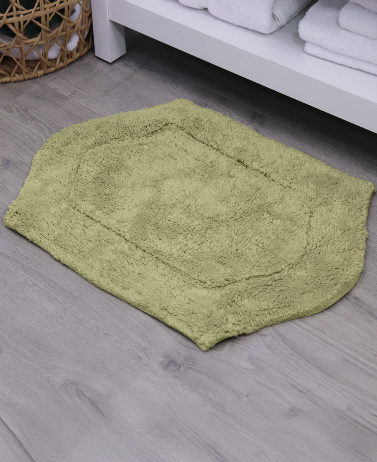 Click here for Home Weavers Waterford Bath Rug  21 x 34 - Green prices