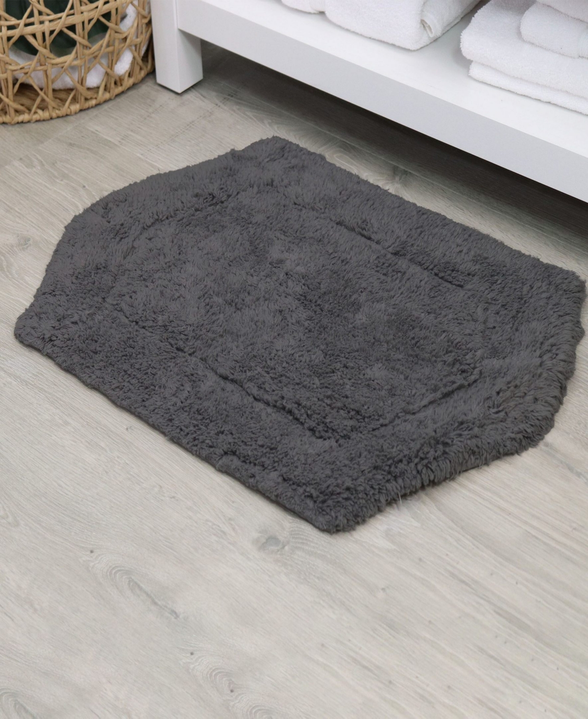 Click here for Home Weavers Waterford Bath Rug  21 x 34 - Grey prices
