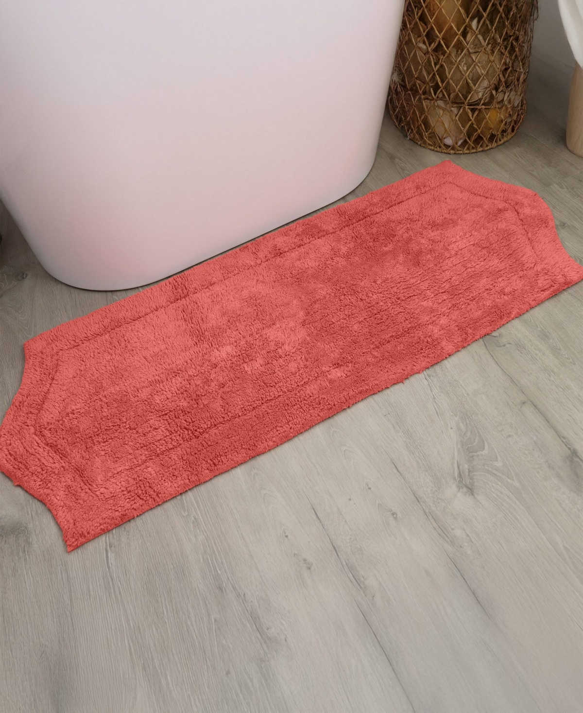 Click here for Home Weavers Waterford Bath Rug  22 x 60 - Coral prices