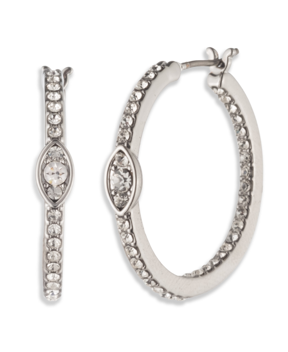Click here for Givenchy Glass Crystal Drama Hoop Earrings (also i... prices