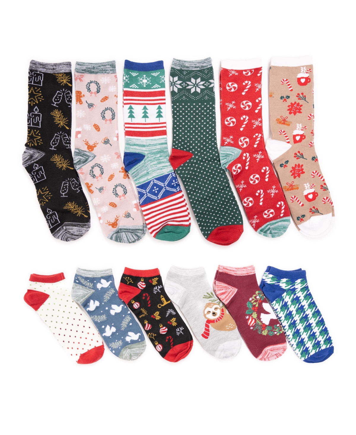 Click here for Muk Luks Womens 12 Days of Christmas Socks - Holid... prices
