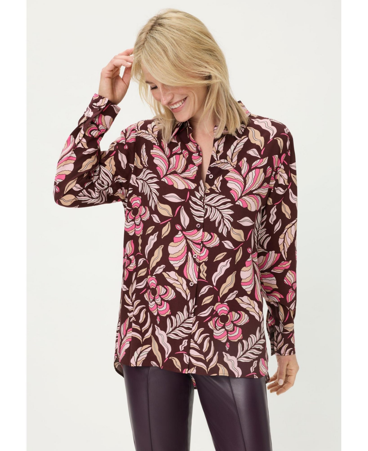 Click here for Olsen Womens Vintage  Floral Print  Stylish Shirt... prices