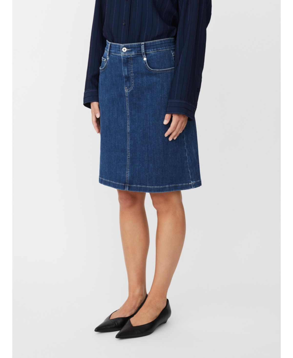 Click here for Masai Copenhagen Womens Denim Skirt - Blue denim prices