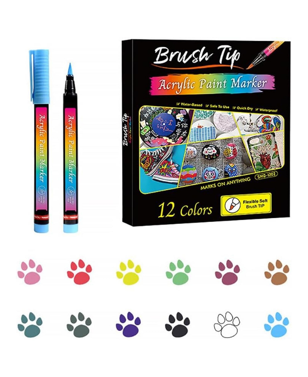 Click here for Htutwoo 12 Colors Pet Nail Coloring Pens  Kitten D... prices