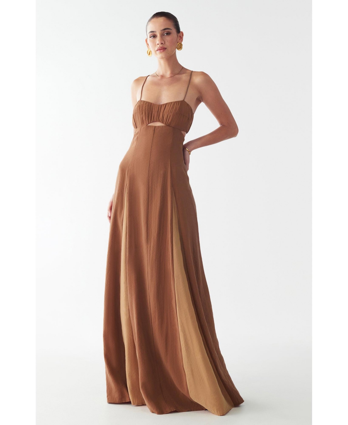 Click here for St Mrlo Womens Della Maxi Dress - Copper prices