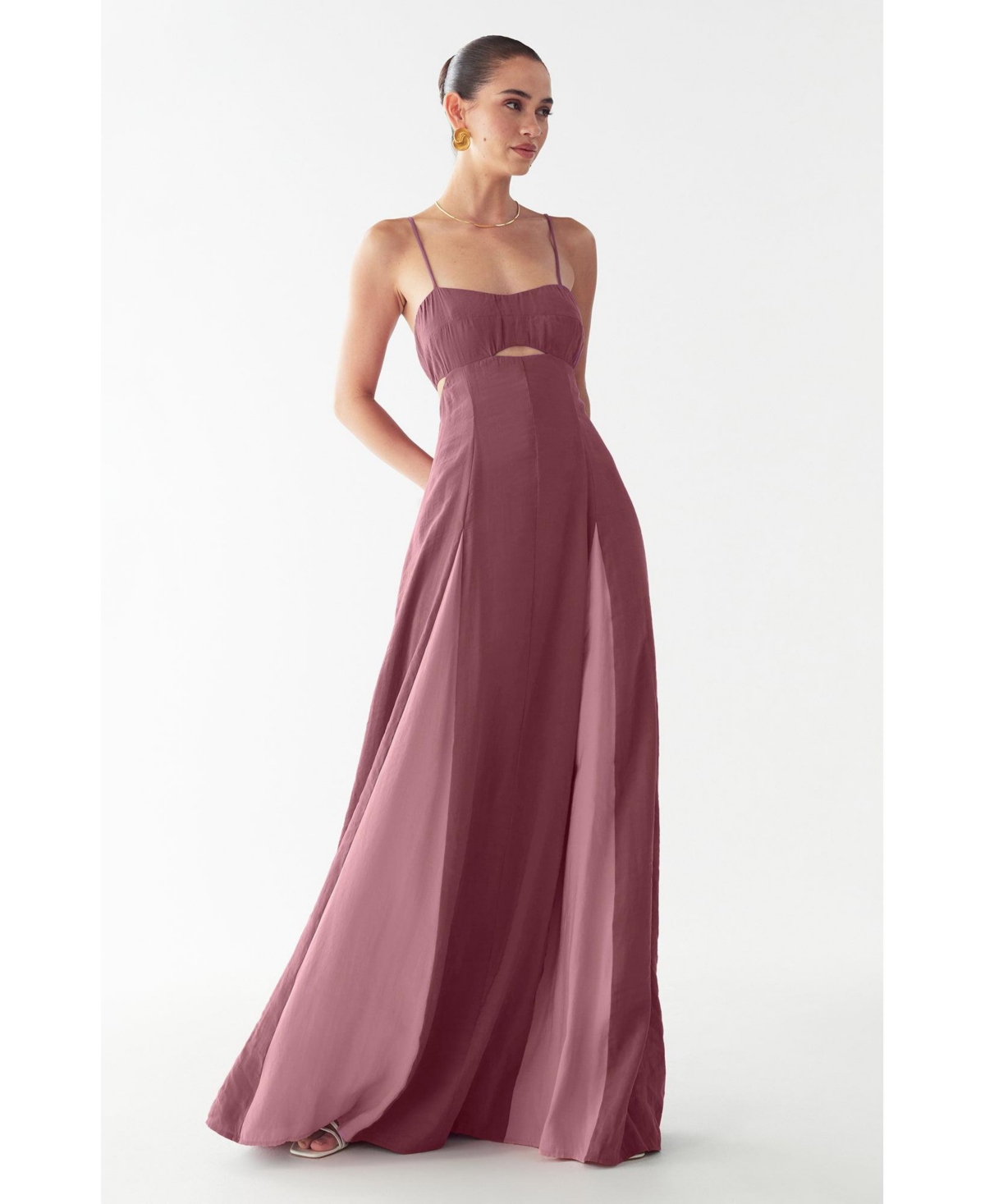 Click here for St Mrlo Womens Della Maxi Dress - Mulberry prices