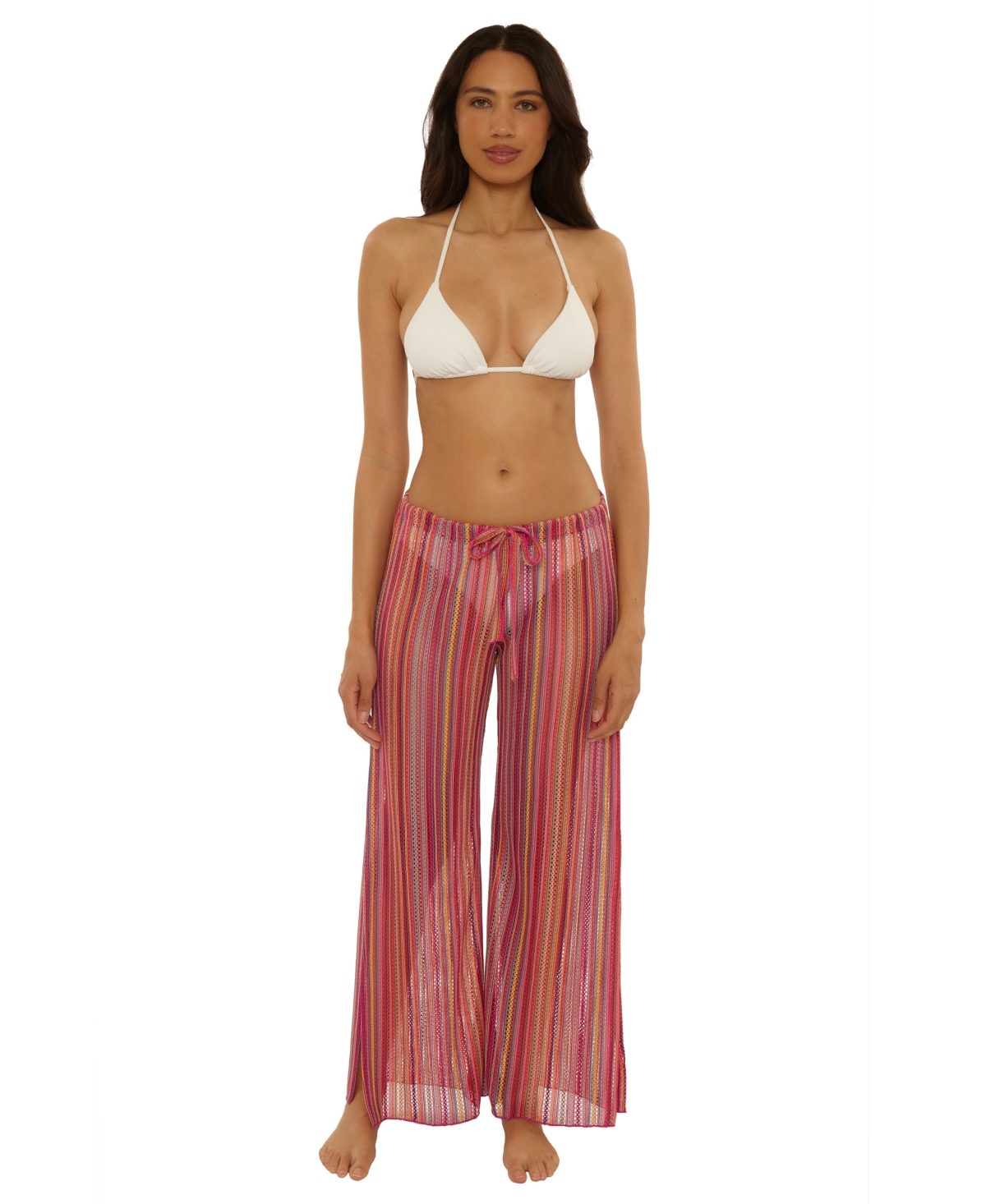 Click here for Becca Womens Seaside Crochet Pants - Apple/tan prices