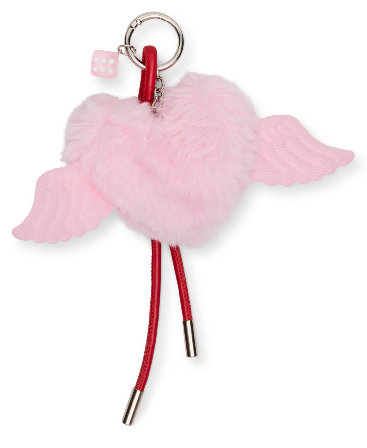 Click here for Madden Girl Heart Pom Pom and Cherry Bag Charms -... prices
