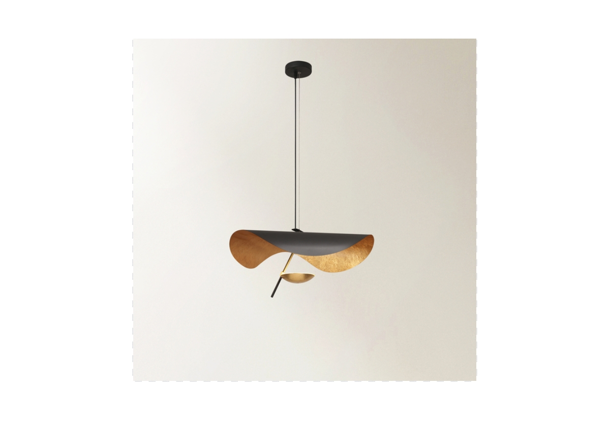 Click here for Z Gallerie Doyer Gold Leaf Chandelier 23.5 - Gold prices