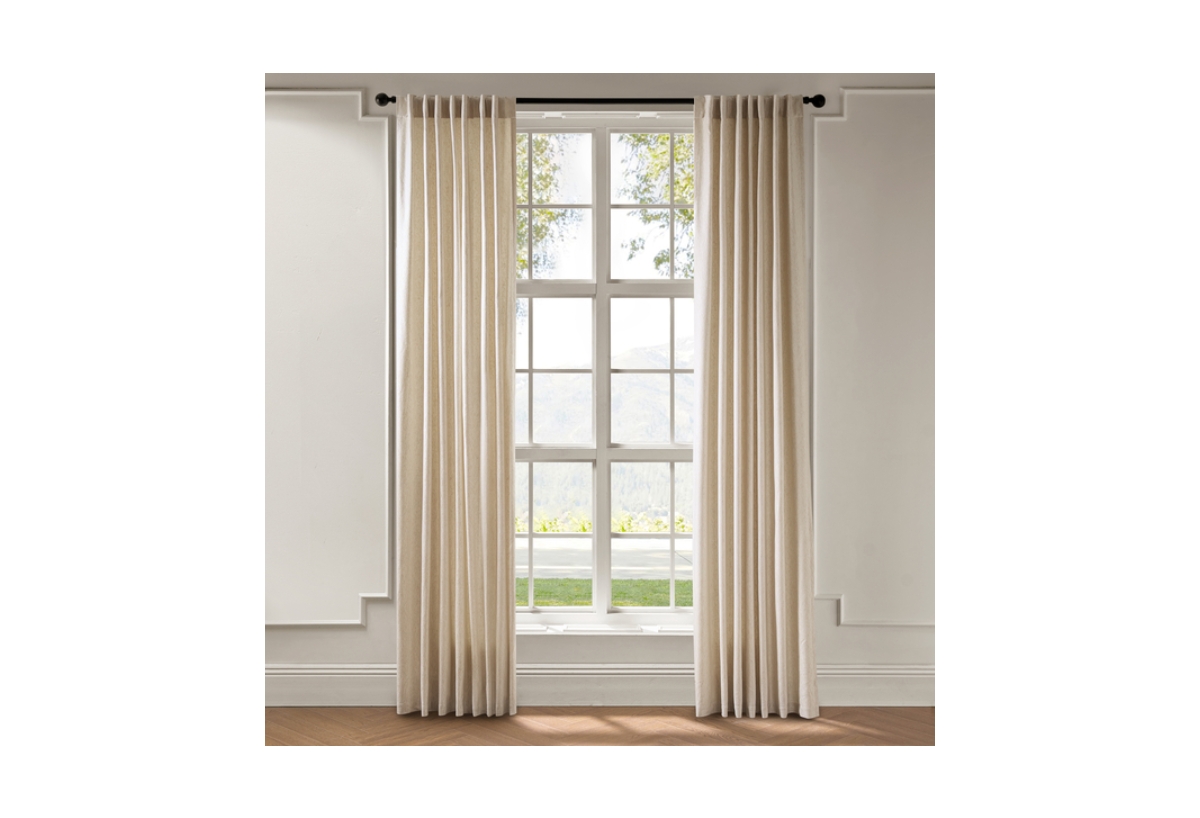 Click here for Z Gallerie Anson Textured Curtain - Ivory prices