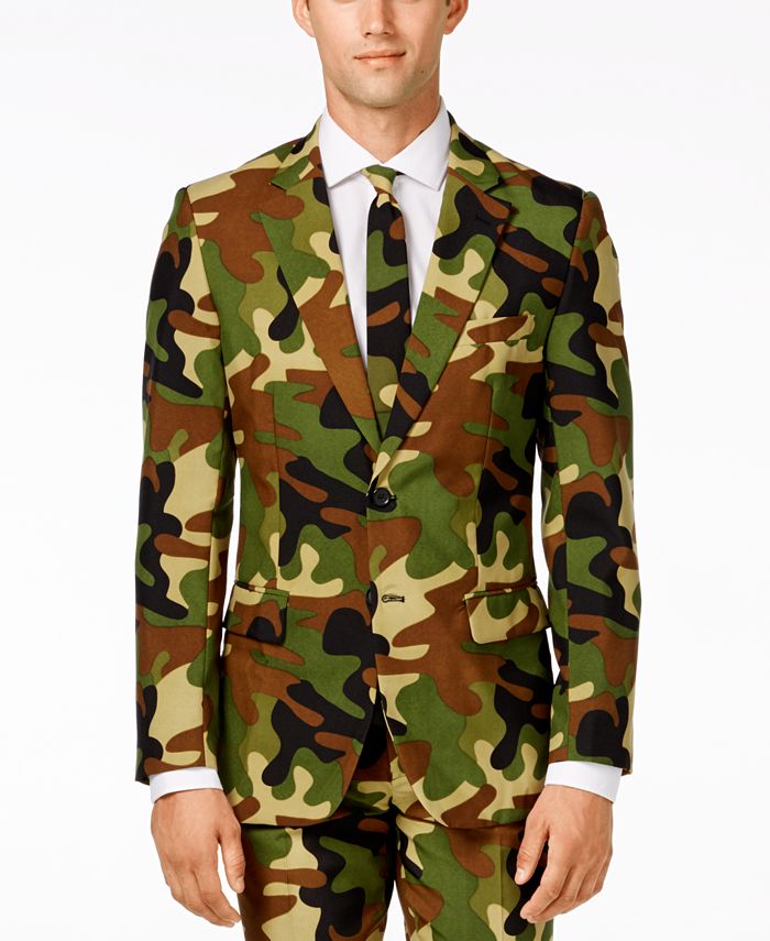 OppoSuits Men's Commando Camouflage Suit - Macy's