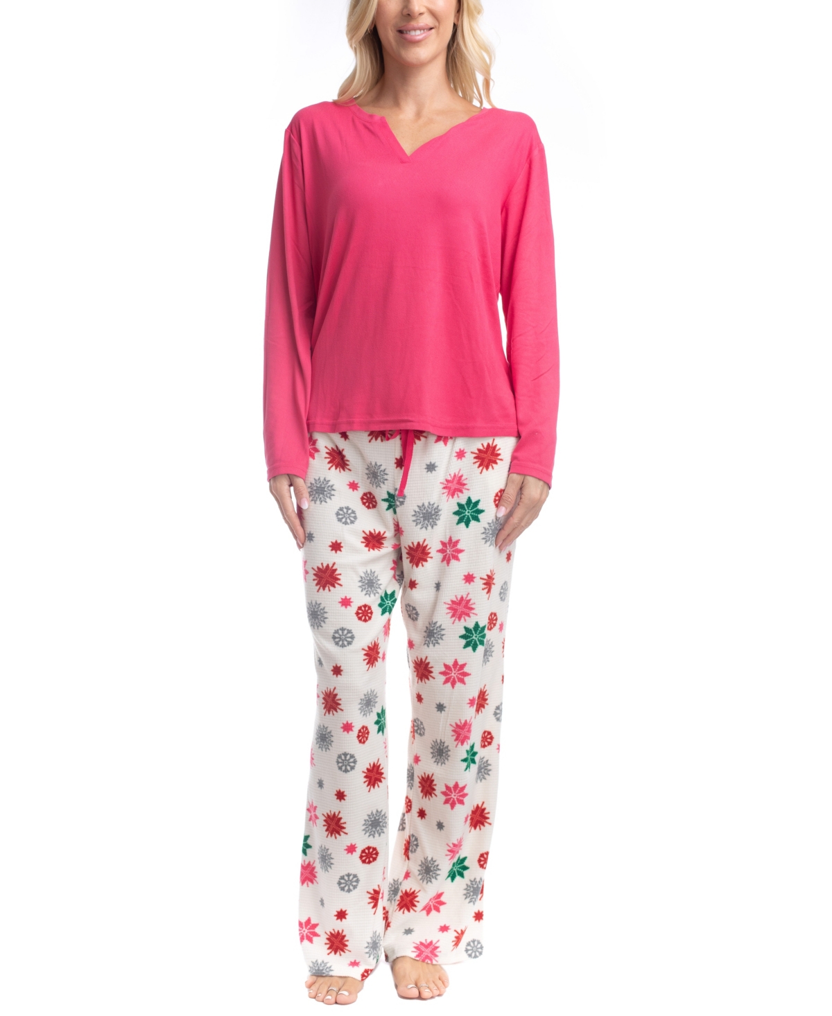 Click here for Goodnight Kiss Holiday Pop Up Pj Set - Gray/heart prices