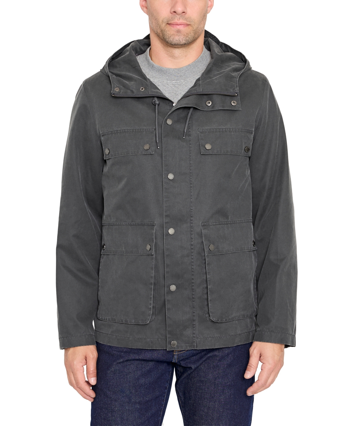Click here for Sam Edelman Mens Utility Jacket - Charcoal prices