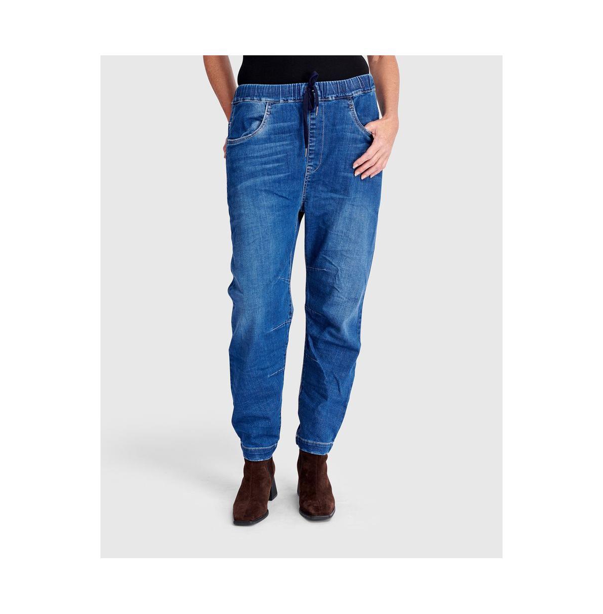 Click here for Alembika Womens Weekend Boyfriend Jogger Jeans - D... prices