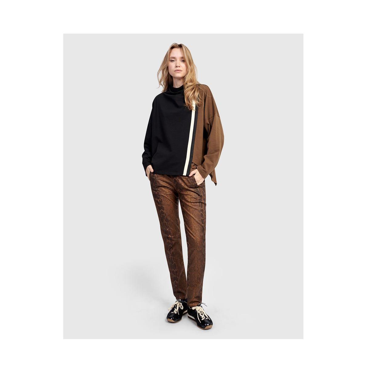 Click here for Alembika Womens Python Iconic Stretch Jeans - Boa prices