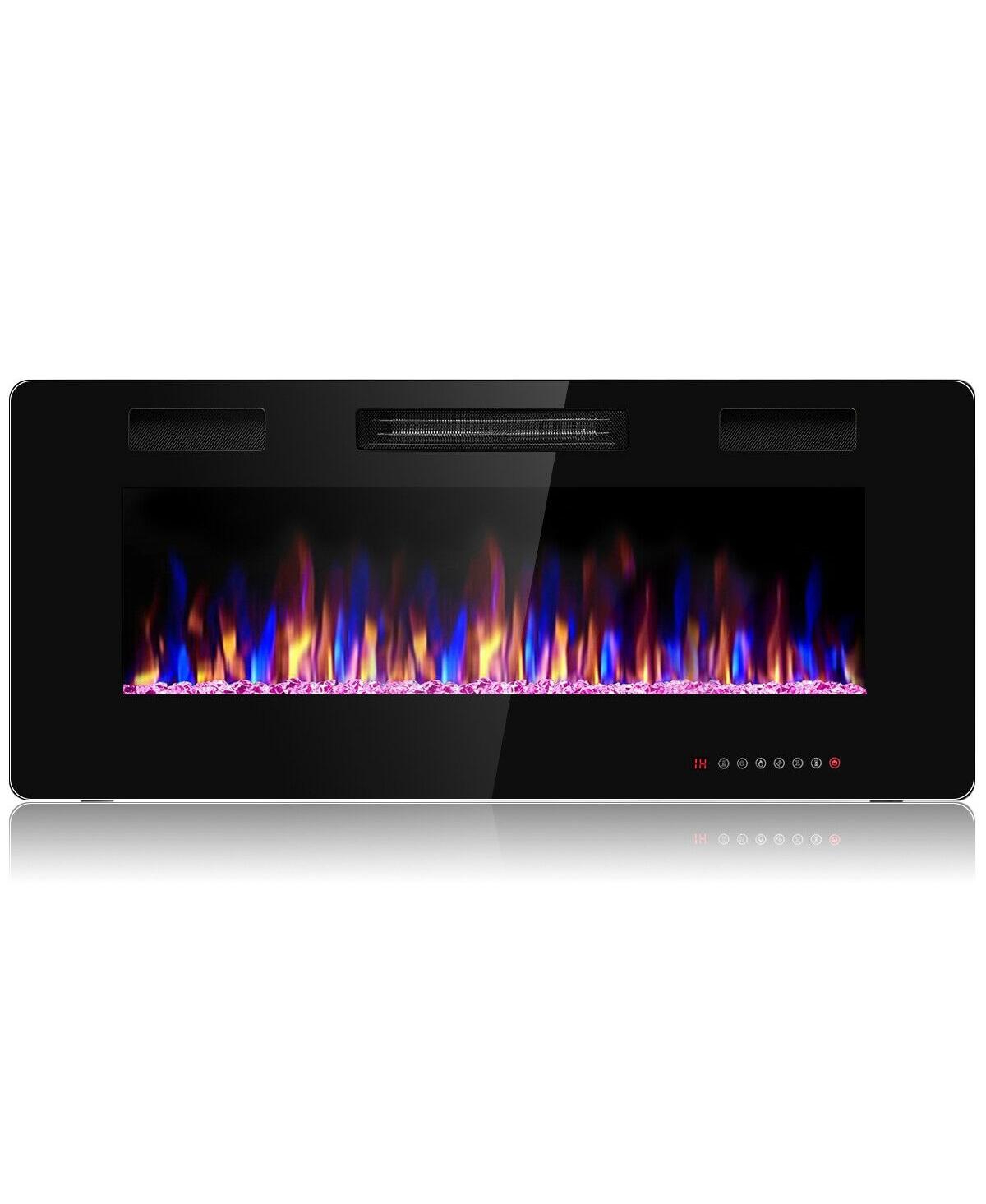 Click here for Sugift 42 Inch Recessed Ultra Thin Electric Firepl... prices