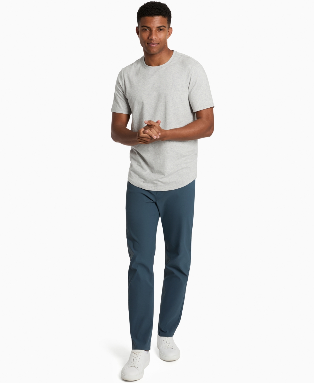 Click here for Kenneth Cole Mens Performance Crewneck T-Shirt - H... prices