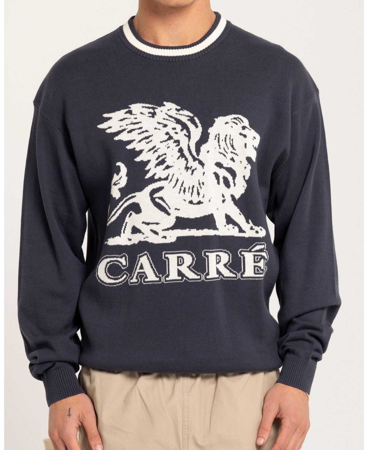 Click here for Carre Mens Men s Brave Knitted Sweater prices