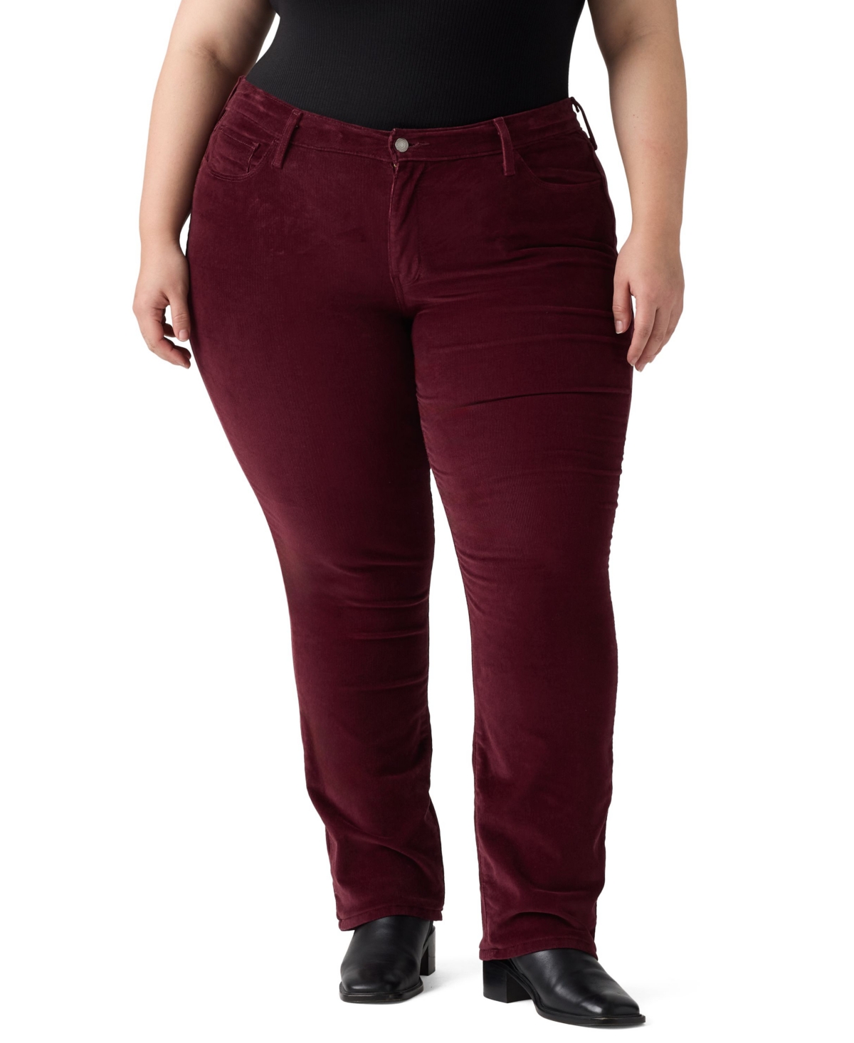 Click here for Levis Trendy Plus Size Classic Straight Leg Jeans... prices