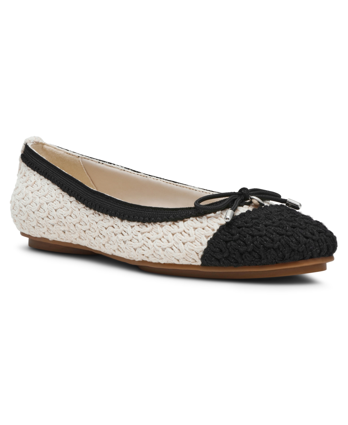 Click here for Anne Klein Womens Luci-c Crochet Finish Ballet Fla... prices