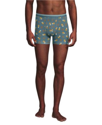 Lands' End Men's Comfort Knit Trunk - 4.5" Inseam 3 Pack - Macy's