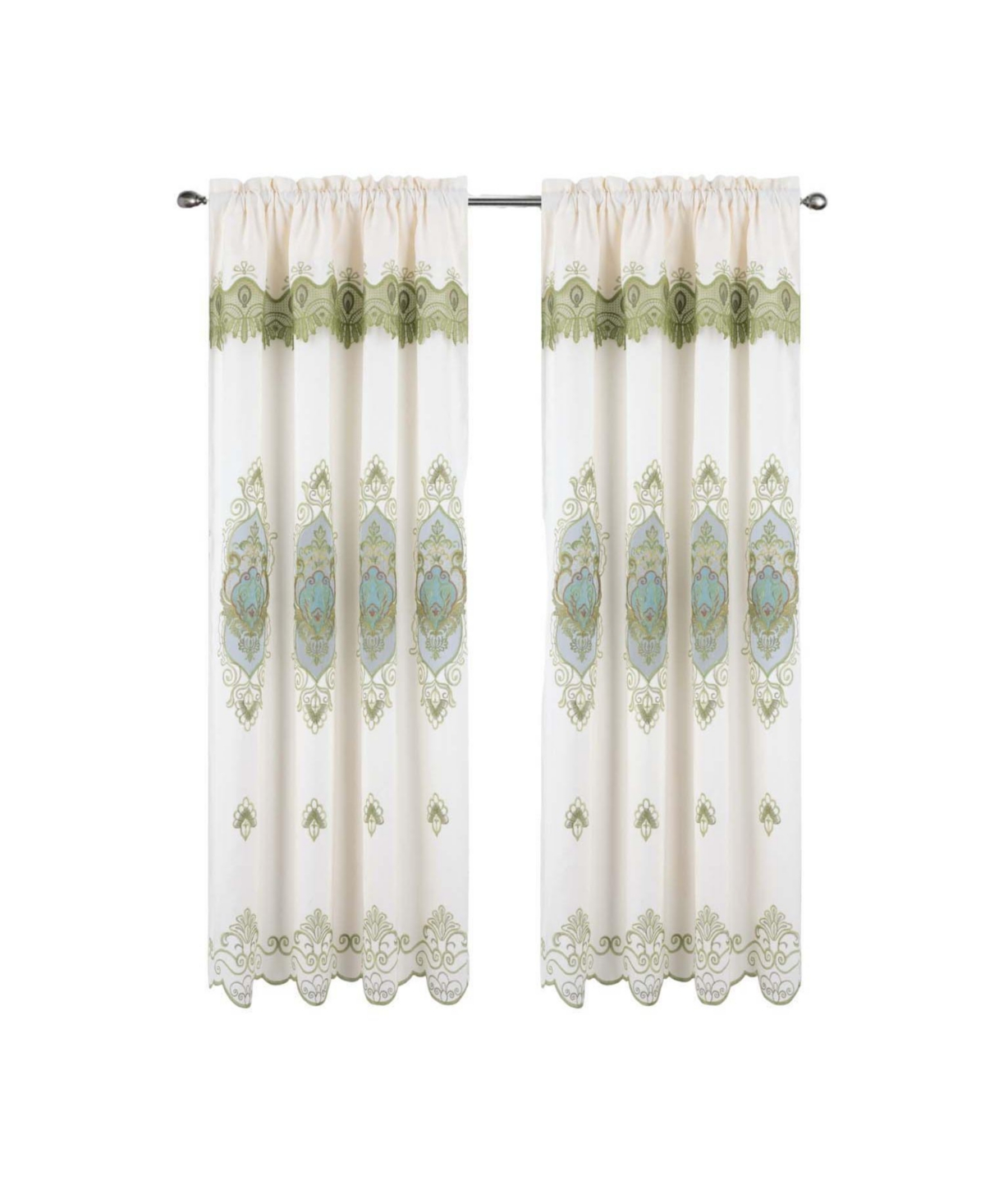 Click here for Rt Designer Collection Betsy Macrame Rod Pocket Cu... prices