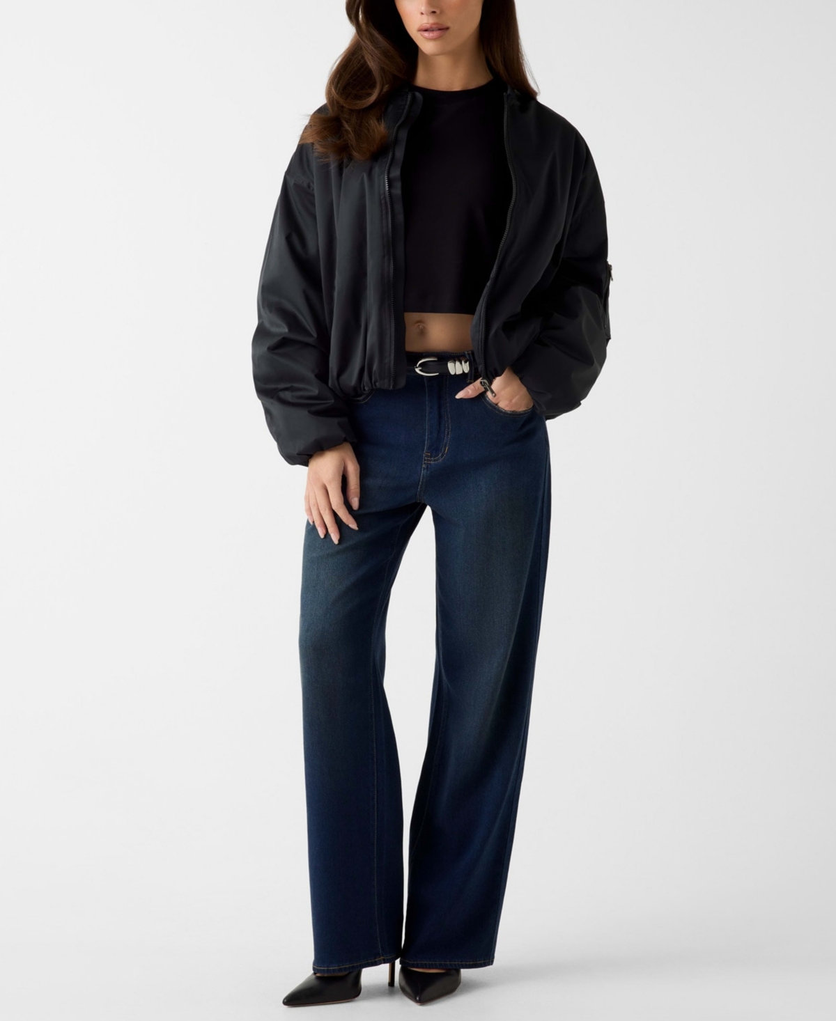 Click here for Guess Womens High Rise Straight Jeans - Hot Creek prices