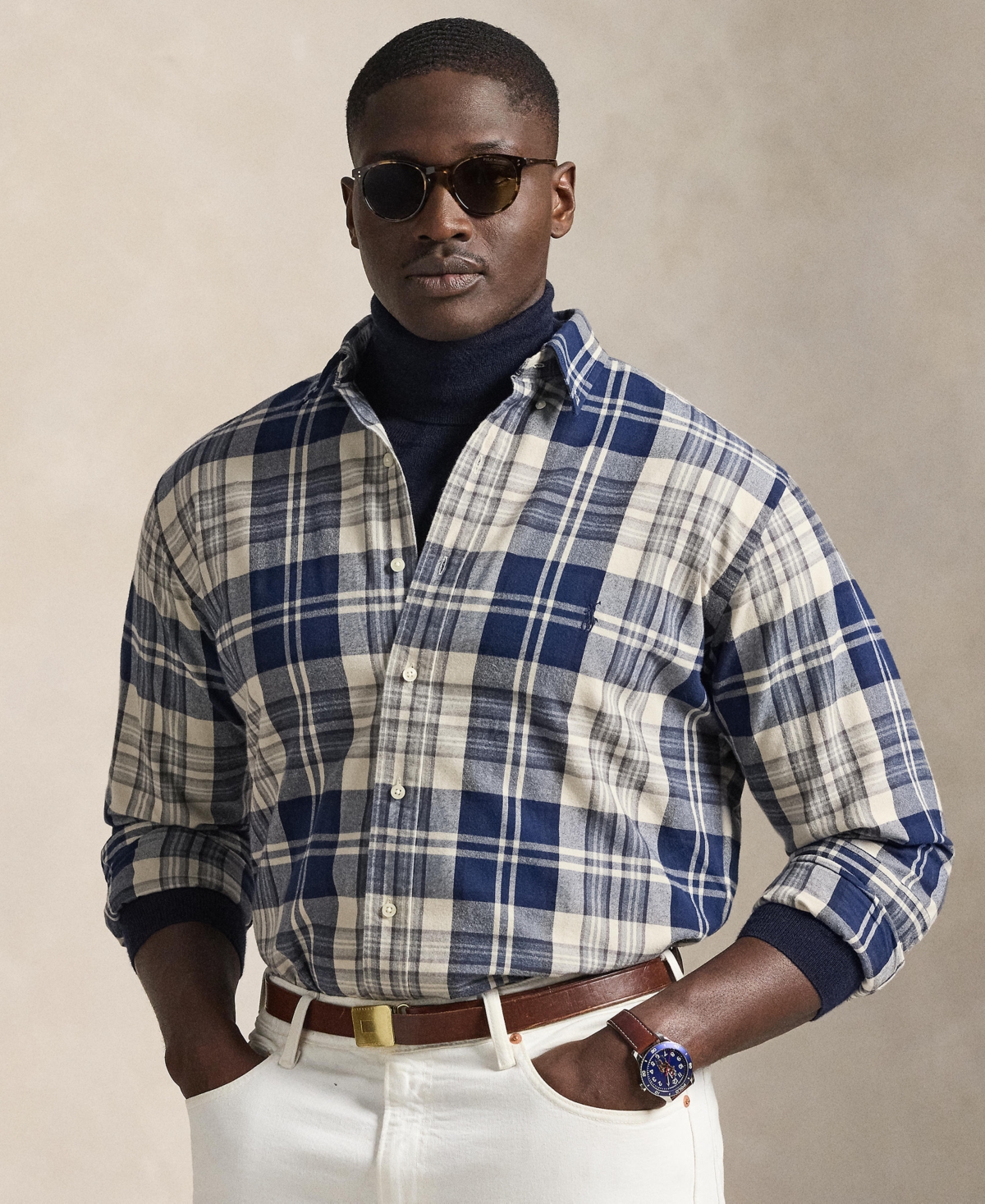 Click here for Polo Ralph Lauren Mens Big & Tall Gingham Oxford S... prices