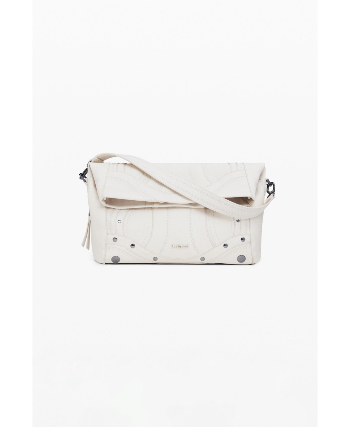 Click here for Desigual Womens Bolso efecto piel bordados mediano... prices